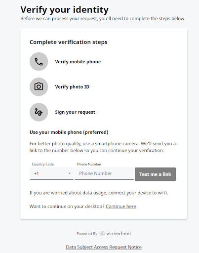 Identity verification: flows we’ve seen in CCPA data requests (2 of 2 ...